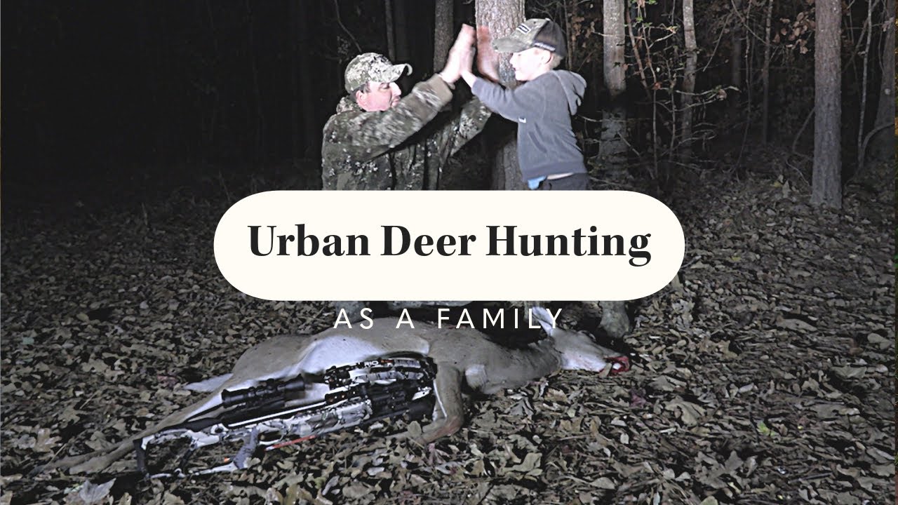 Urban Hunting: Big Doe Down From The Millennium Buckhut! - YouTube