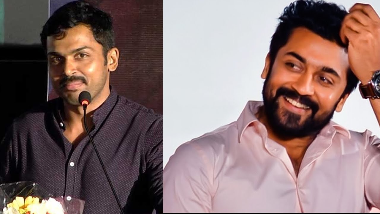 I feel jealous of my brother Suriya - Karthi | Karthi about Brother ...