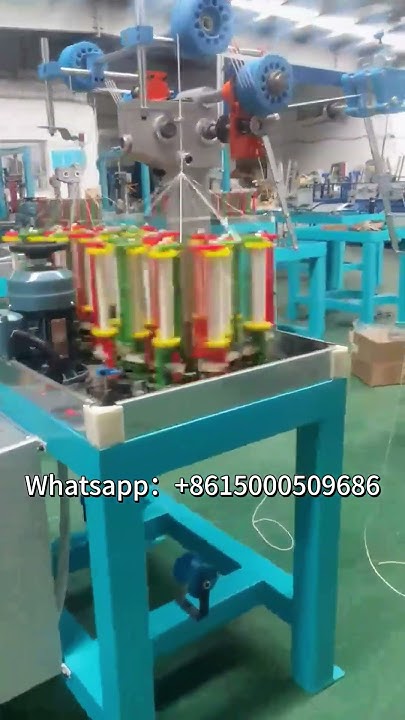 Rope & Cord Braiding Machines. 16/24/32/48 Carriers Fishing Net Lead Rope Braiding Machine # ...