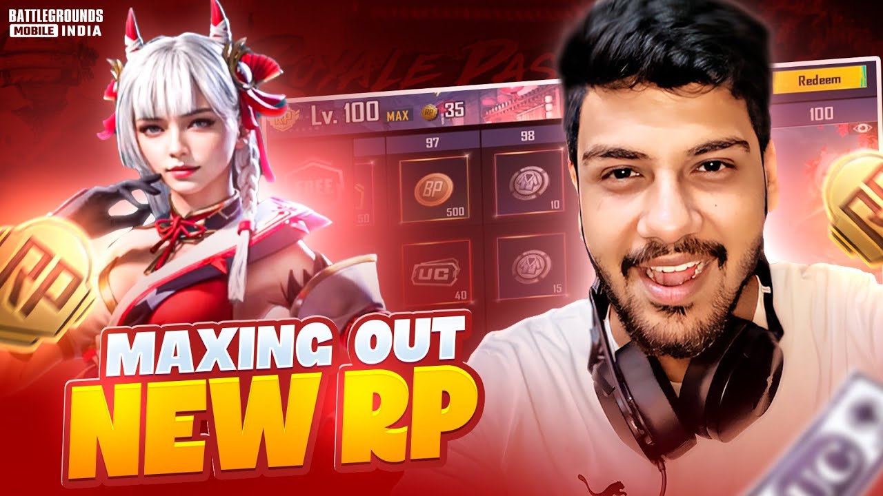 Maxing out 1 to 100 RP Rewards🔥🔥🎉|BGMI NEW RP|#bgmi #newrpmax - YouTube