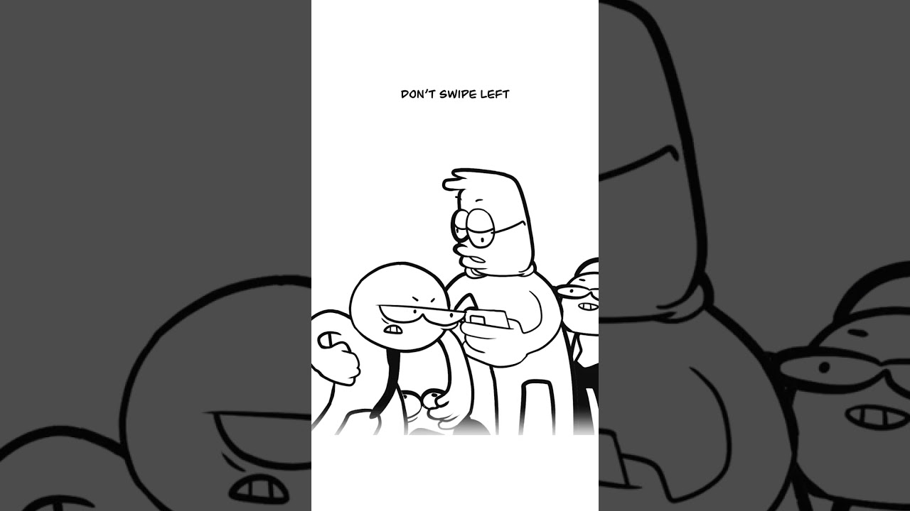 DONT SWIPE LEFT DONT SWIPE RIGHT (Animation Meme) Realtime YouTube Live ...