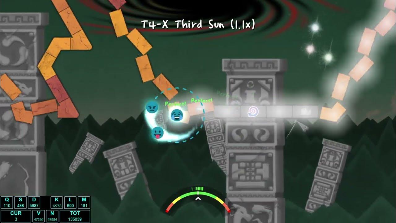 [WR] T-4 X Third Sun (1.1x) Pure Perfect | ADOFAI | Draylord - YouTube