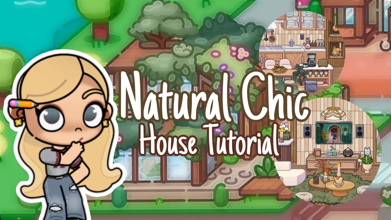 Natural Chic House Tutorial 🏚️Part 1 (Finally Out) - YouTube