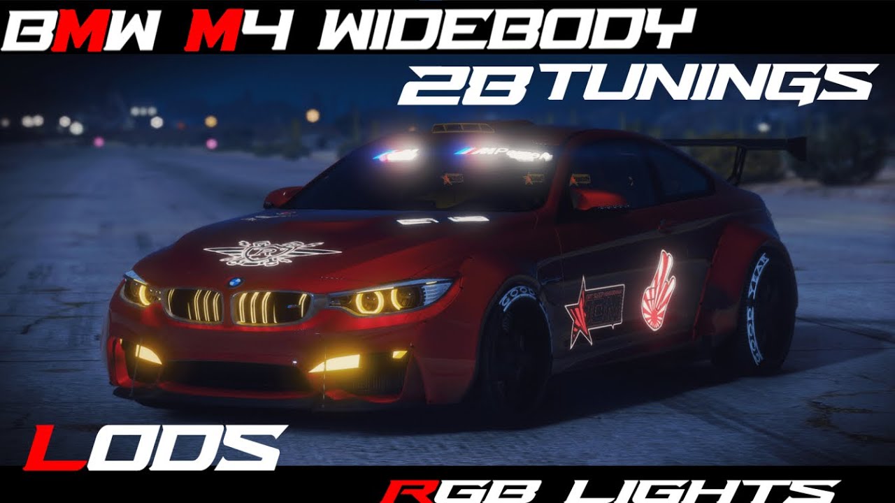 BMW M4 Widebody | RGB Lights | Tunings | Looks - YouTube