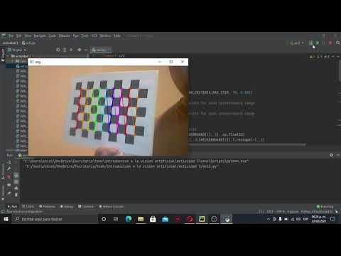 calibración de cámara usando python - YouTube