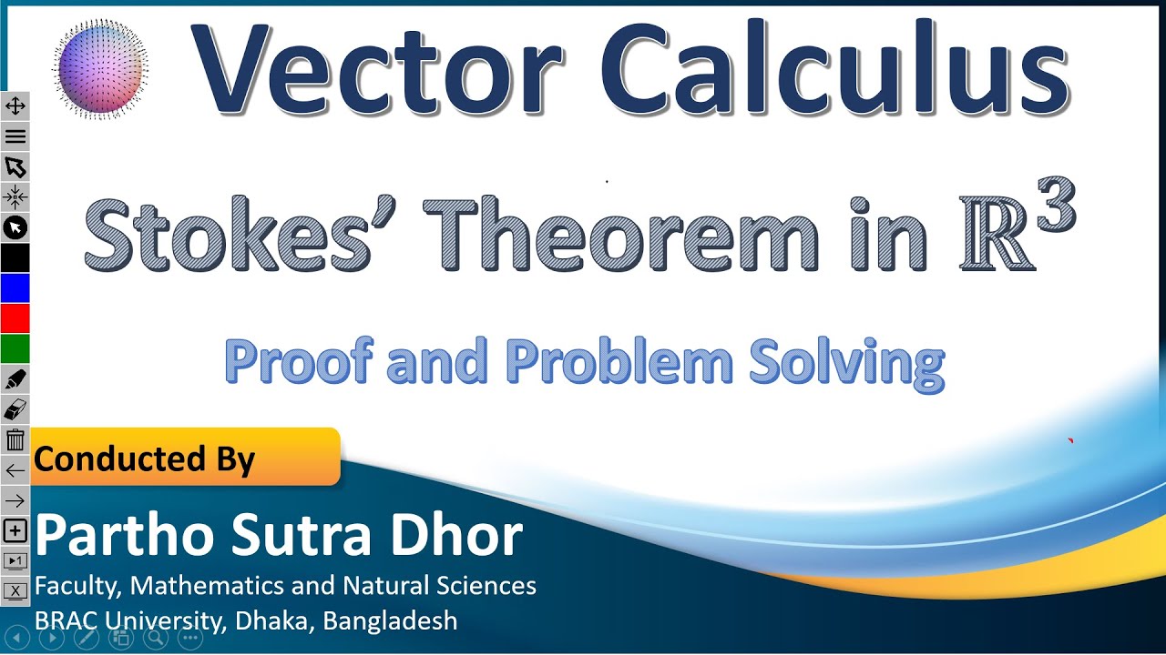 Stokes Theorem in ℝ^𝟑 | Vector Calculus - YouTube