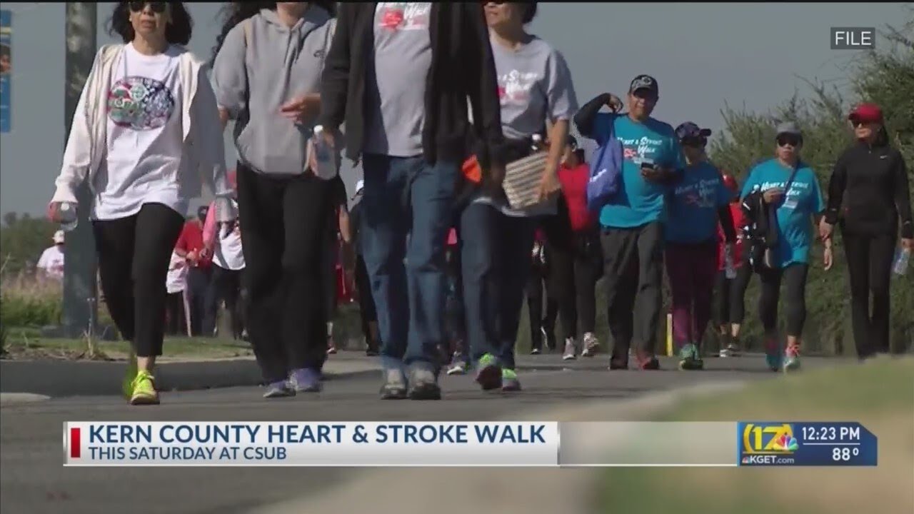 Kern County Heart And Stroke Walk Being Held Saturday At Csub Youtube