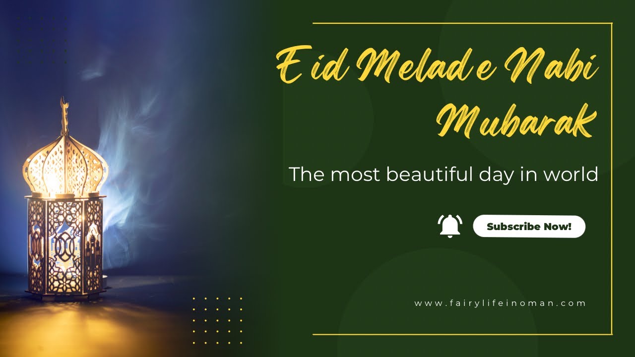 Eid Melad e Nabi (P.B.U.H) |fairylifeinoman | #eidmeladunnabi - YouTube