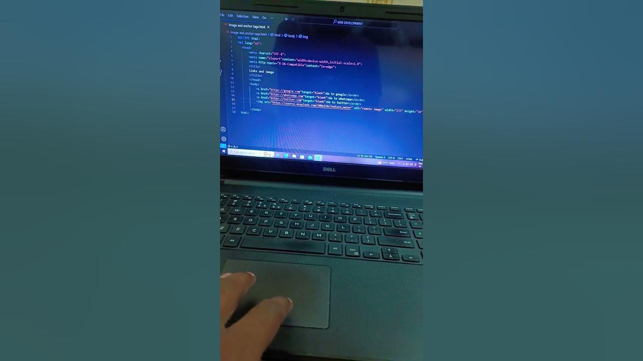 Image And Anchor Tags Use In Htmlcoder Codecss Designer Development Javascript Html Web