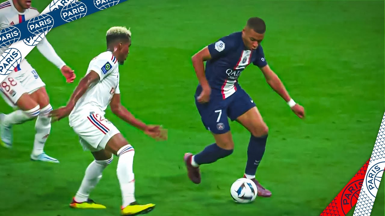 Kylian Mbappé : best actions in SLOW MOTION - YouTube