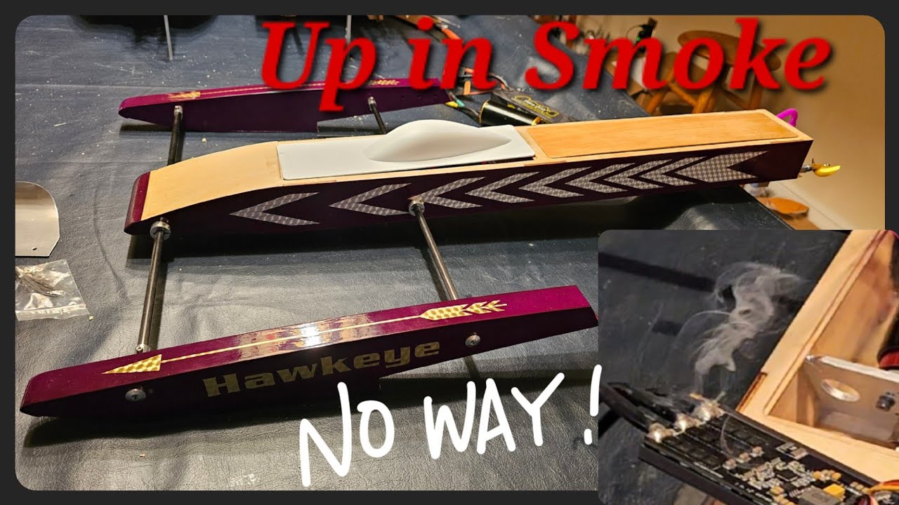New RC boat Project is Finished & Goes up in Smoke within Seconds ...