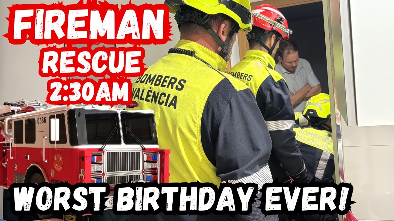 SCARY FIREMAN RESCUE ON OWEN'S BIRTHDAY in Spain!🇪🇸 - YouTube