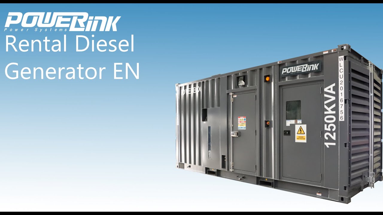 PowerLink Rental Diesel Generator EN - YouTube