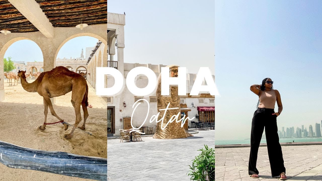 DOHA VLOG | 7 Hour Layover - Souq Waqif, Katara Village + Doha Corniche | Qatar - YouTube