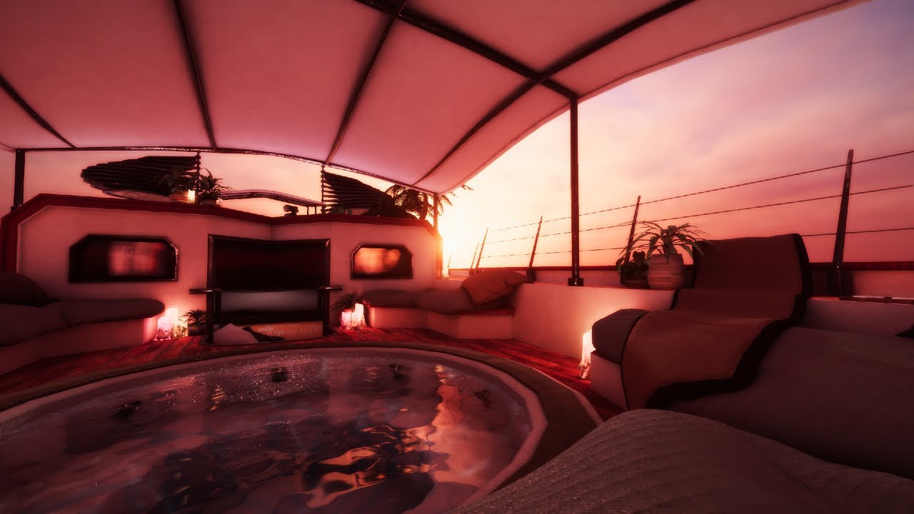 VRchat ASMR | relax on a boat 1 Hour - YouTube