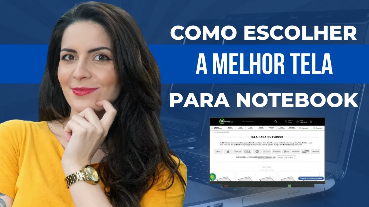 TELA NOTEBOOK | Como escolher a Melhor Tela para Notebook - YouTube