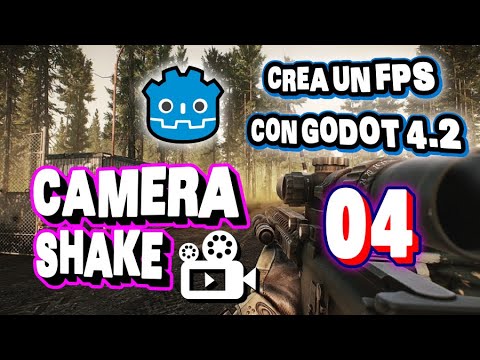 Crea un FPS Desde Cero con Godot 4.2 - Video 04 (Cámara - Vibración de Cámara - Camera Shake ...