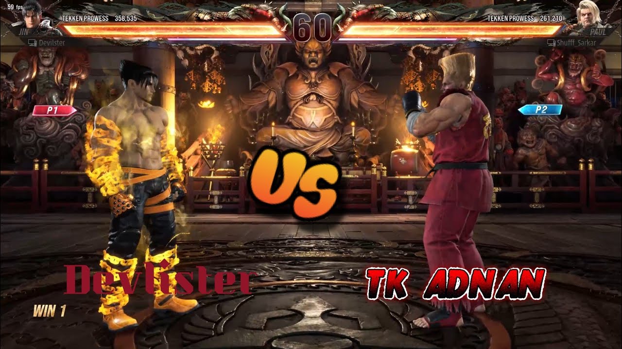 Tekken8_Crazy Rank Match ( Devilster jin ) Vs TK ADNAN ( Paul ) - YouTube
