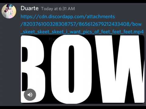 Discord user posting furry feet
