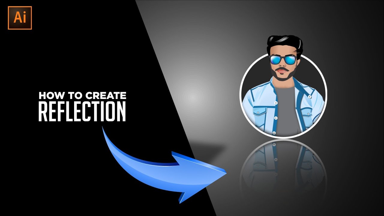 How To Create Reflection In Adobe Illustrator Tutorials YouTube How To Create Reflection In Adobe Illustrator Tutorials YouTube