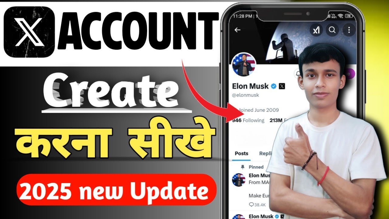 How to create X Account 2025 | X account kaise banayen | X account ...