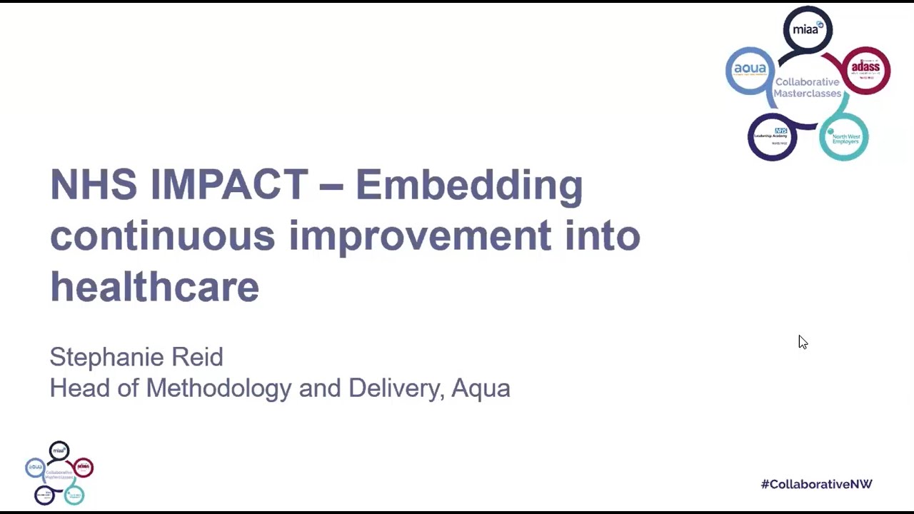NW Collaborative: NHS Impact - Embedding Continuous Improvement 2024 ...