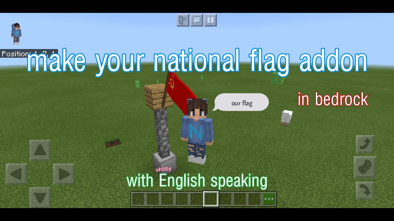 How to make your national flag addon(bedrock) - YouTube