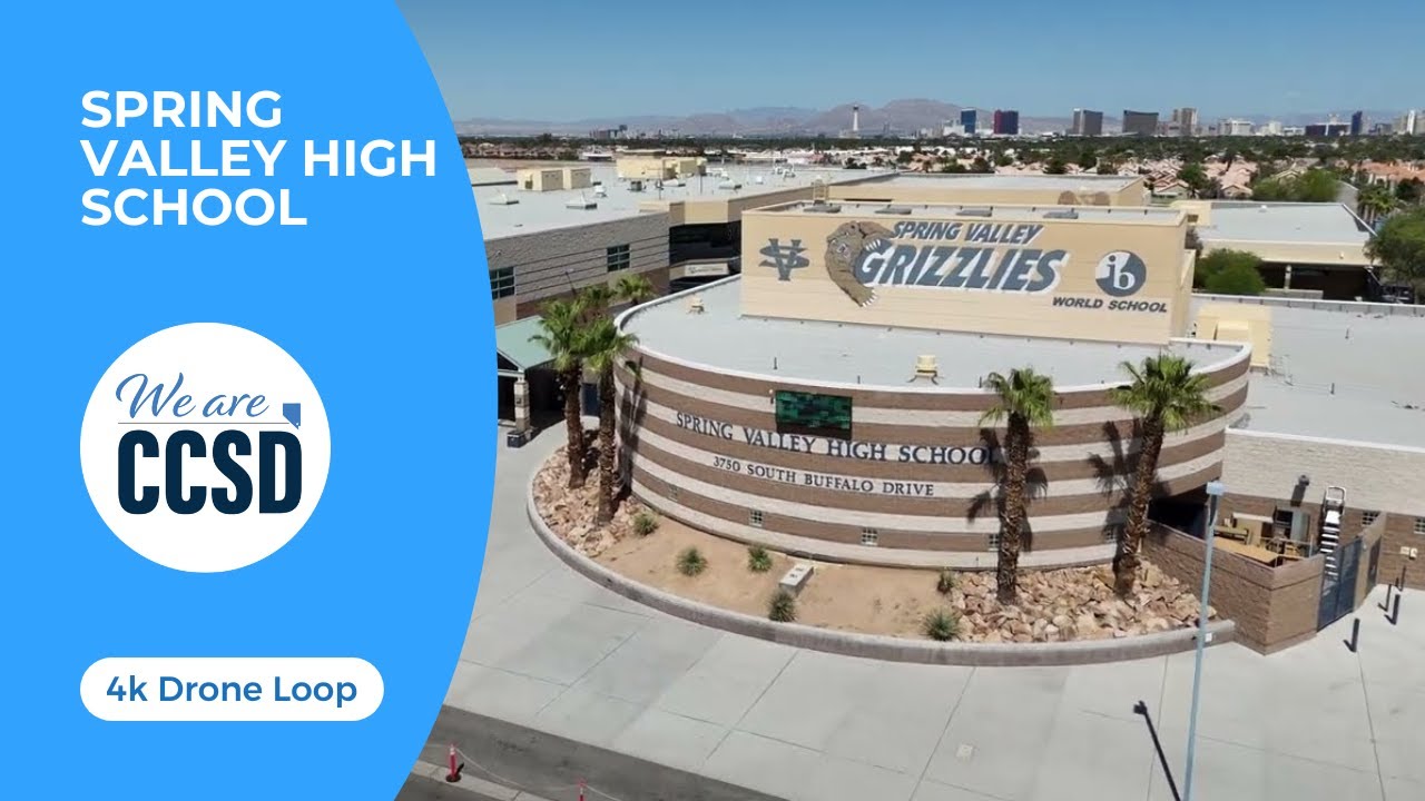 Spring Valley High School - 4k Drone Loop - YouTube