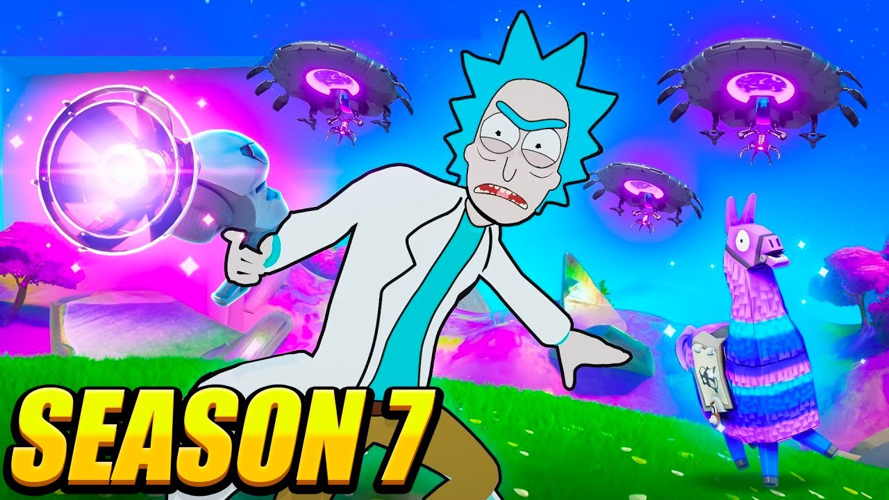 FORTNITE SEASON 7 IS HERE! RICK & MORTY COLLAB, ALIENS IN FORTNITE ...