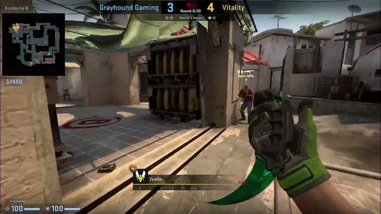 CS:GO POV Demo Vitality ZywOo (29/17) vs Grayhound (de_mirage) @ IEM Rio Major 2022 Challengers ...