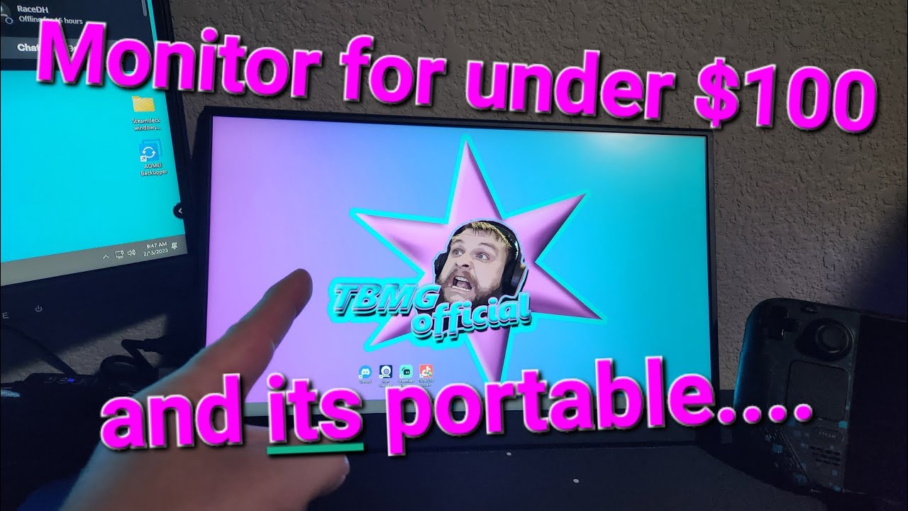 For Help Portable Monitor Unbox and Features - YouTube