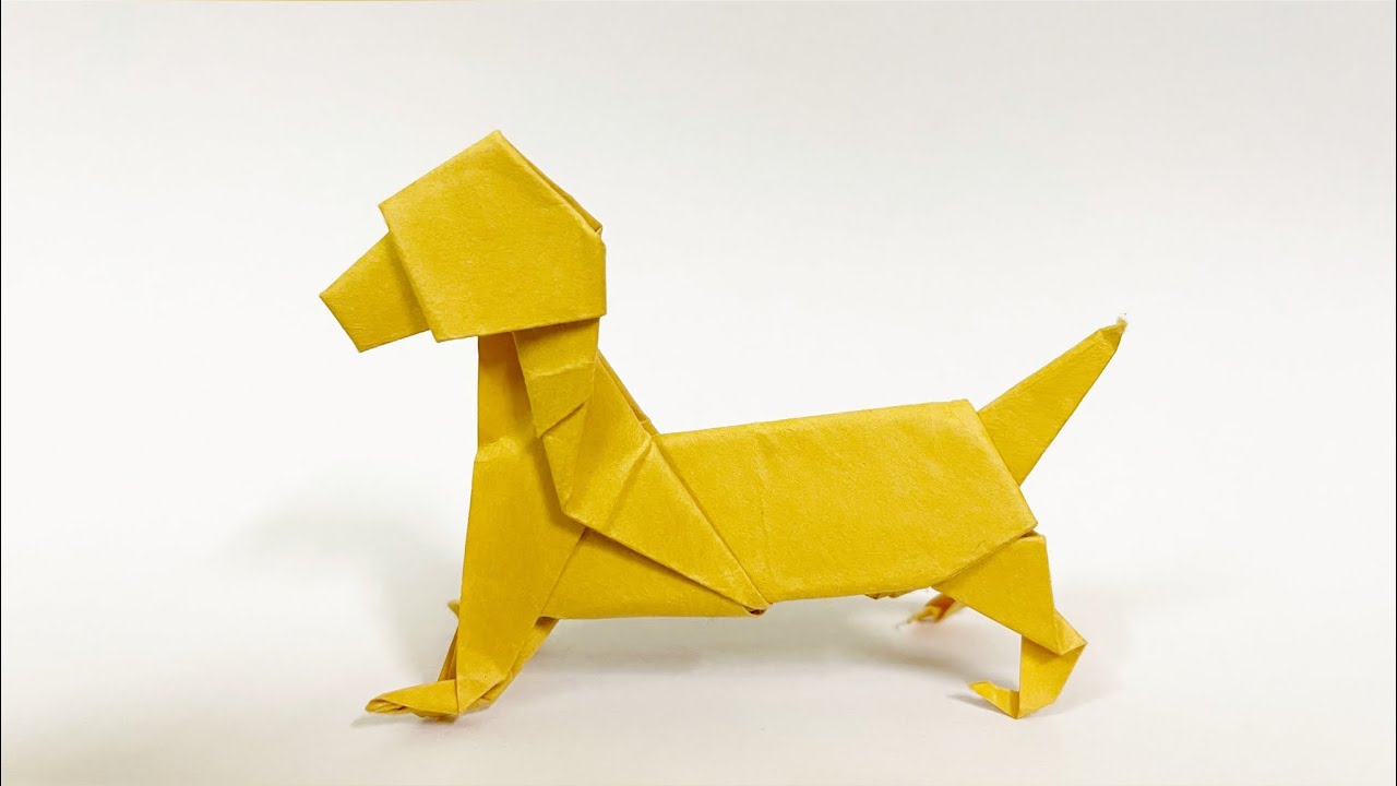 Origami beagle | easy to fold | Sarvesh’s World - YouTube