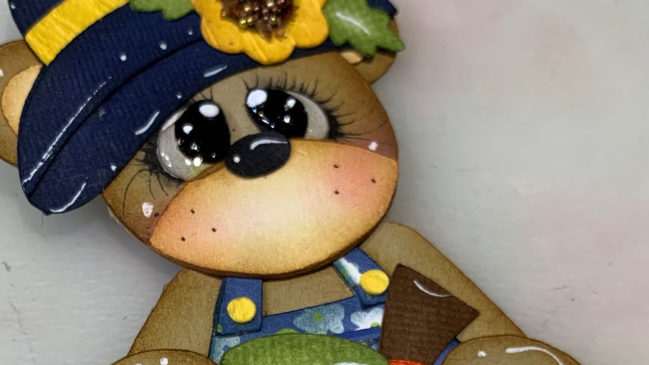 SVG Beary Cutest in the Patch paper piecing process / KaDoodle Bug ...