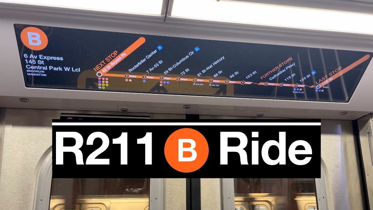 4K R211 (B) train ride! - YouTube