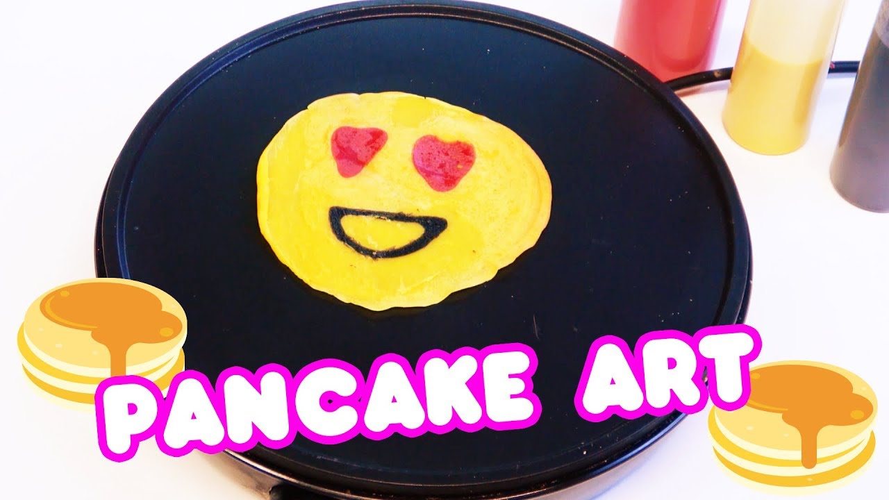 🥞 PANCAKE ART | How to make emoji faces 😍 - YouTube