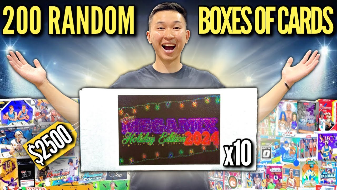This $240 mystery box contains 20 RANDOM SPORTS TRADING CARD BOXES ...