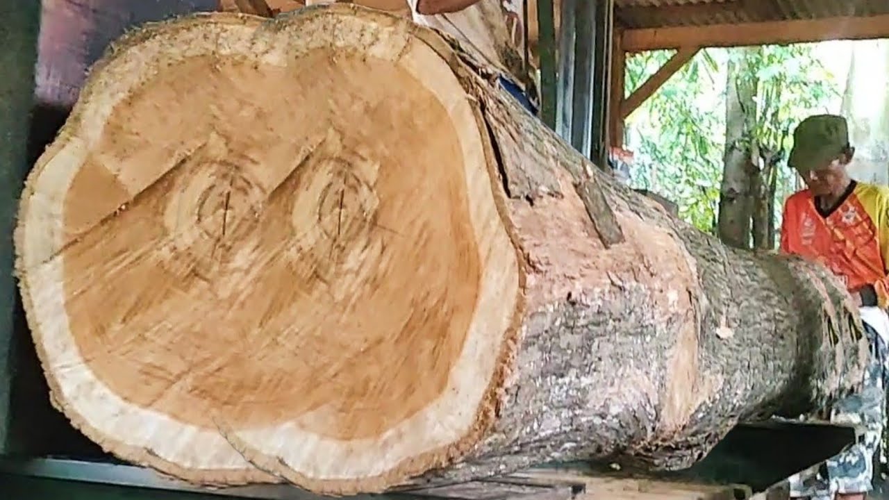 the process of making frame blocks from the best teak wood - YouTube