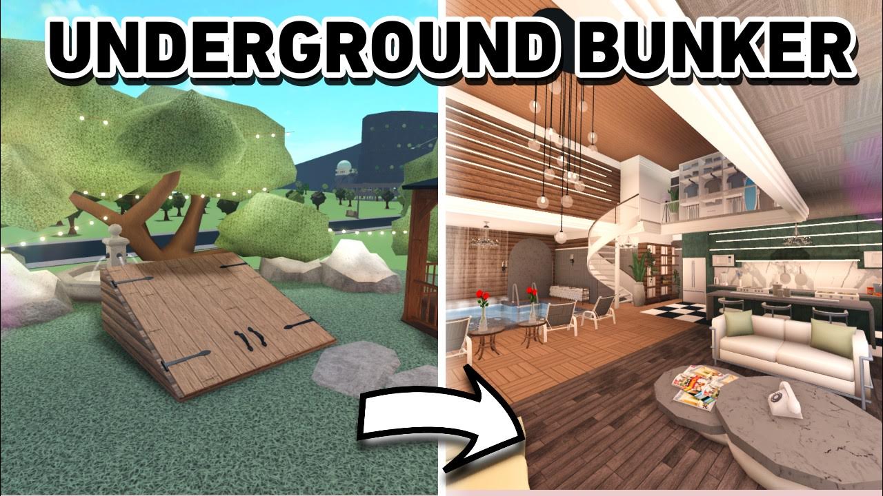 BUILDING AN UNDERGROUND BUNKER IN BLOXBURG - YouTube