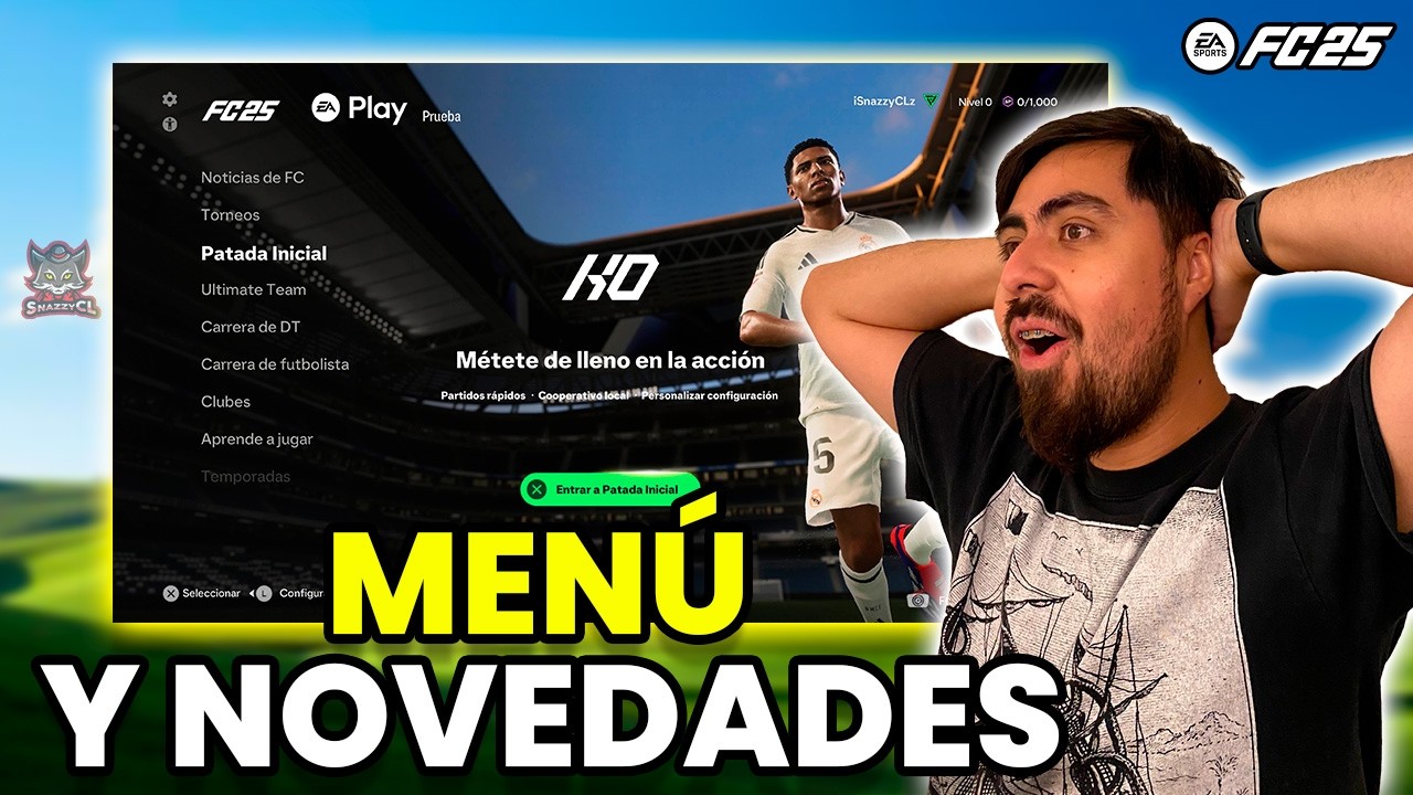 FC 25 | MOSTRANDO MENÚ, MODOS DE JUEGO, TORNEOS, LIGAS Y MÁS!! - YouTube