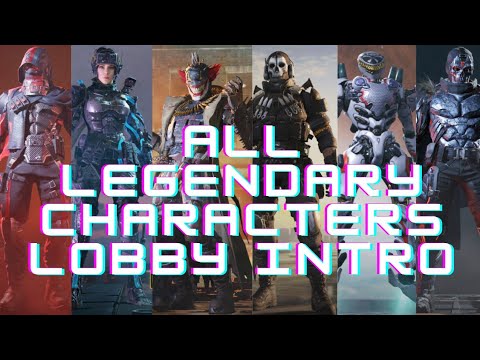 all legendary character lobby intro in call of duty mobile - YouTube