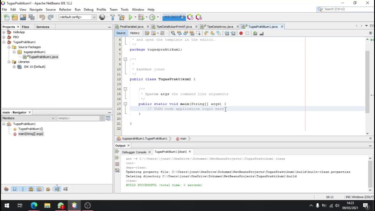 1.Java - Membuat Hello World - YouTube