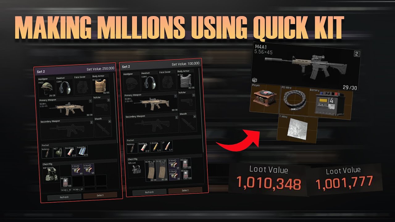 MAKING MILLION USING QUICK KIT SOLO IN ARMORY | Arena Breakout Infinite ...