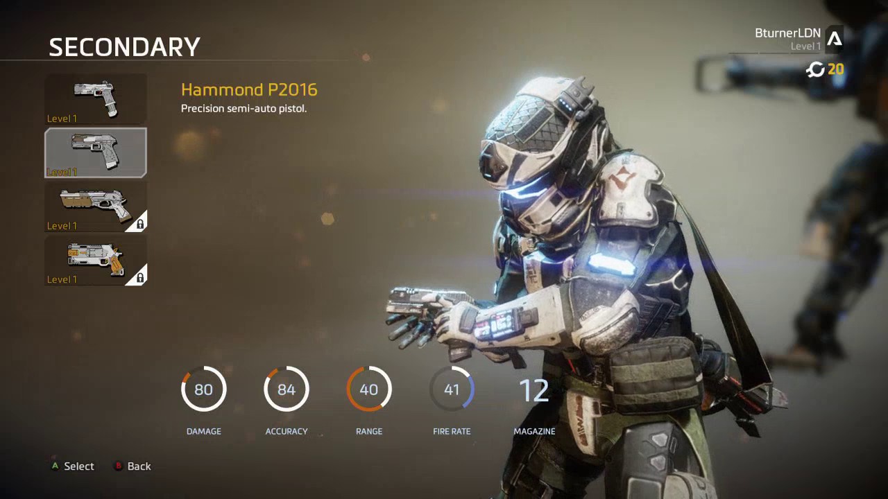 TITANFALL 2 HAMMOND P2016 GUN REVIEW! BEST PISTOL IN THE GAME!! - YouTube