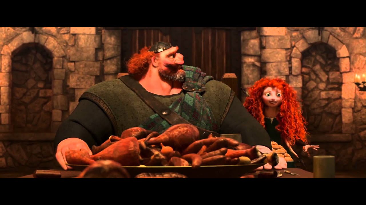 Brave - Clip #2 - Fergus Shares a Legend (Pixar) (HD) - YouTube