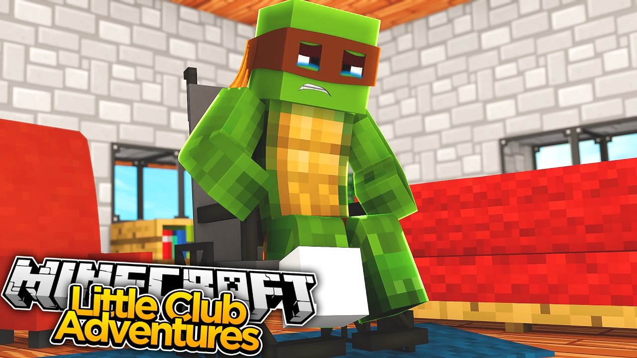 Minecraft Little Club Adventures - Tiny Turtle IS IN A WHEELCHAIR ...