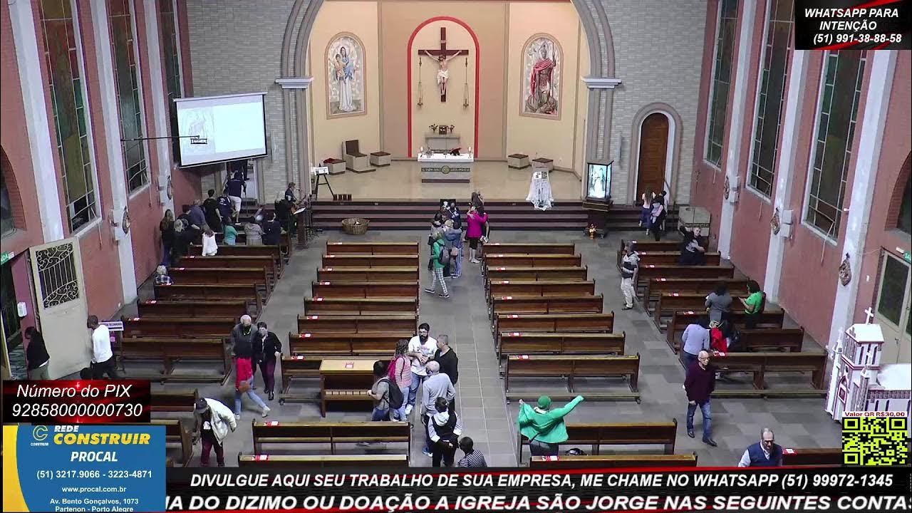 [AO VIVO]Santa Missa e Novena Perpétua de São Jorge| Paróquia São Jorge Porto Alegre 18h 01/09 ...