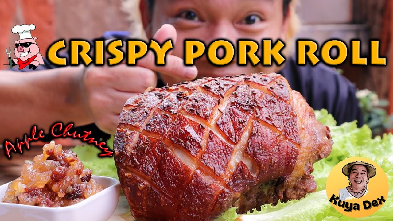 Crispy Pork Roll Recipe | Spice Apple Chutney (HD) - YouTube