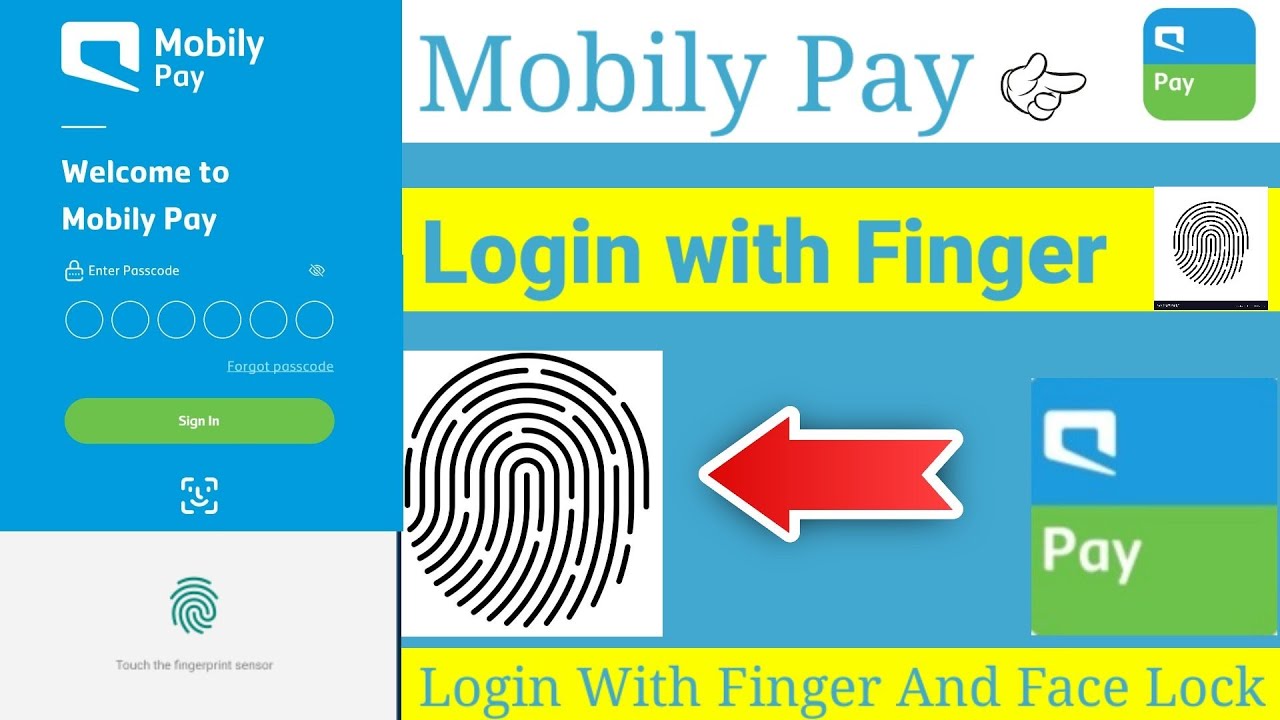 How To Login With Finger Mobily pay | Mobily pay ko Finger & Face Lock ...