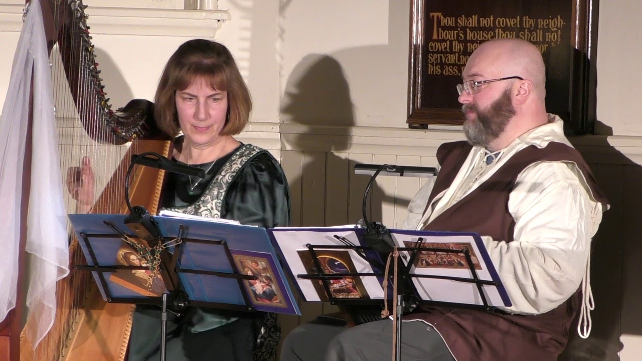 Harp, Concertina, Hurdy Gurdy Entertain Arts Legacy Event Crowd - YouTube