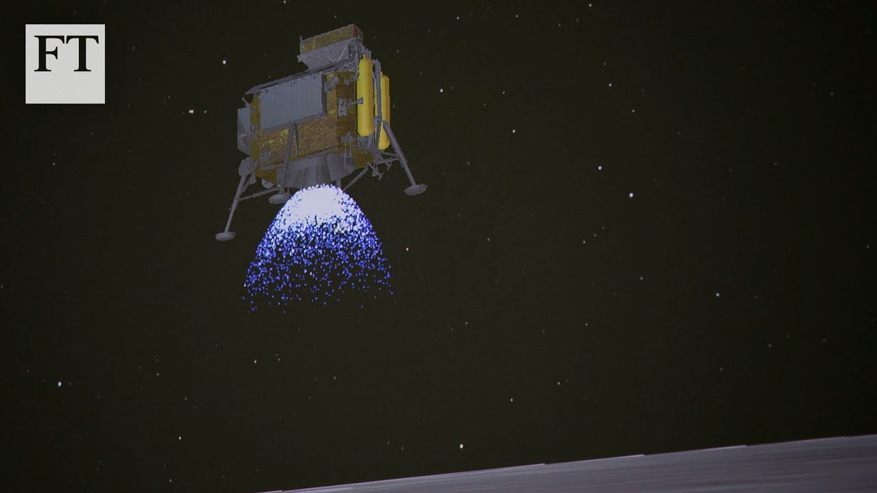 Chinese space probe lands on dark side of the Moon - YouTube